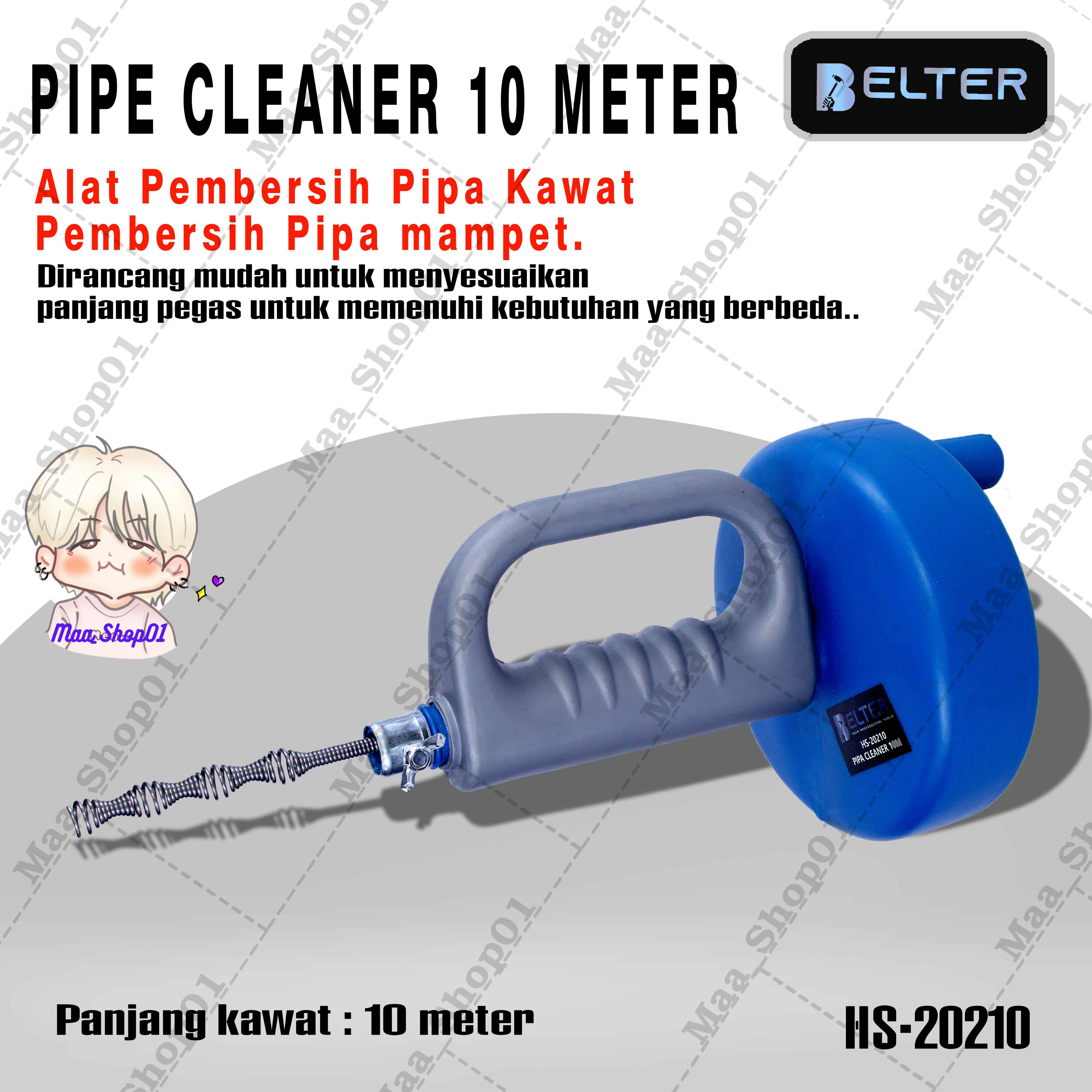 Pipe Cleaner Manual 10 Meter / Pipe Cleaner 10M / Alat Pembersih ...