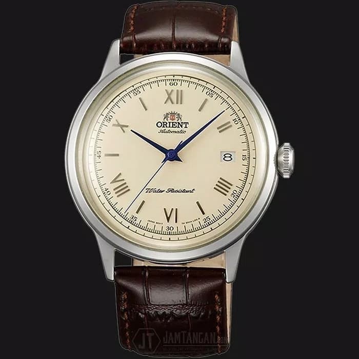 Orient FAC00009N Bambino 4 Classic Vintage Yellow Dial Kulit CoklatTua ...