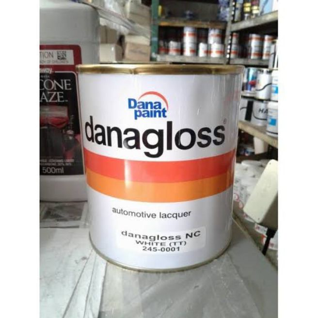 cat danapaint cat danagloss putih dan hitam mengkilap ukuran 1 kg ...