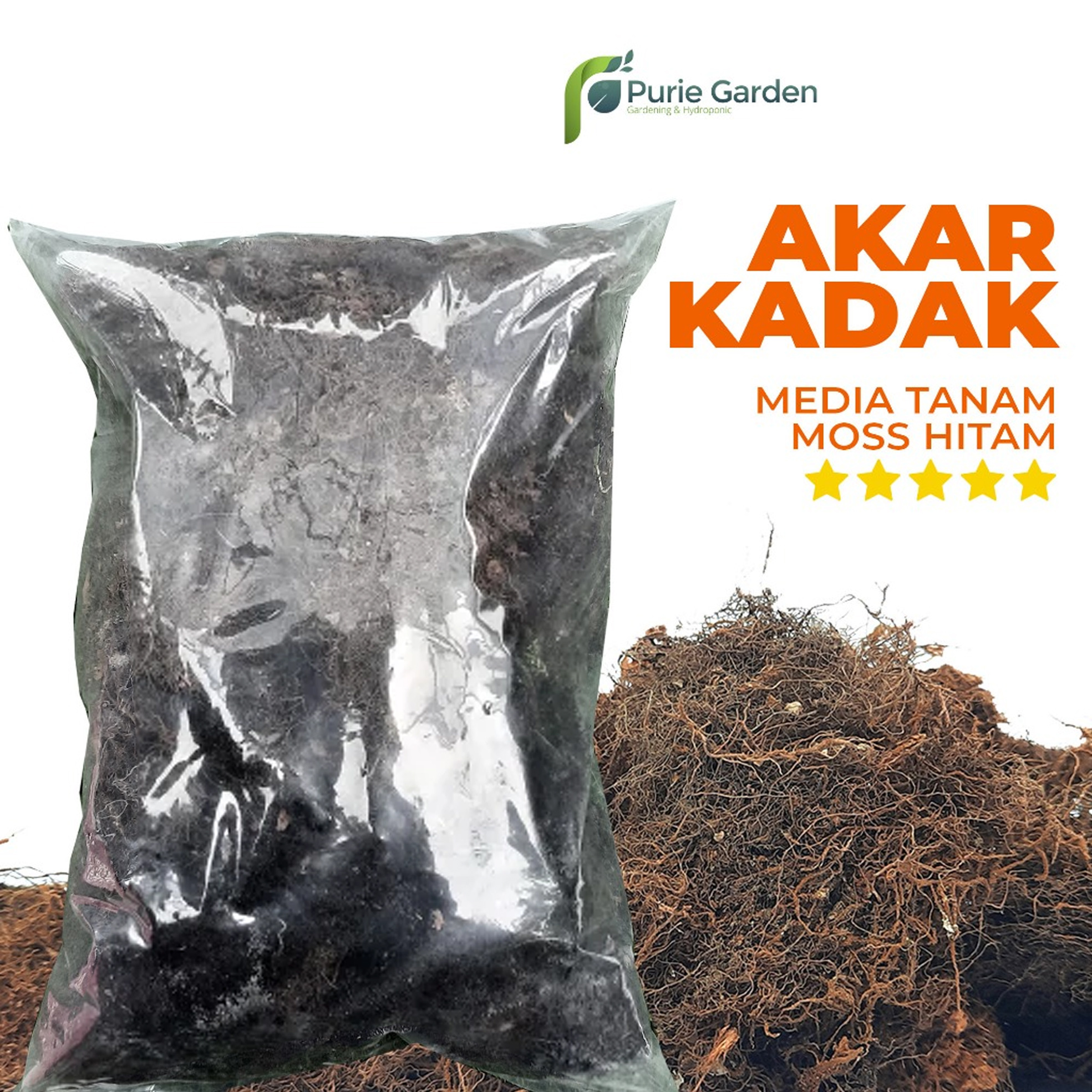 Media Tanam Moss Hitam Akar Kadaka Media Tanaman Hias Purie Garden ...