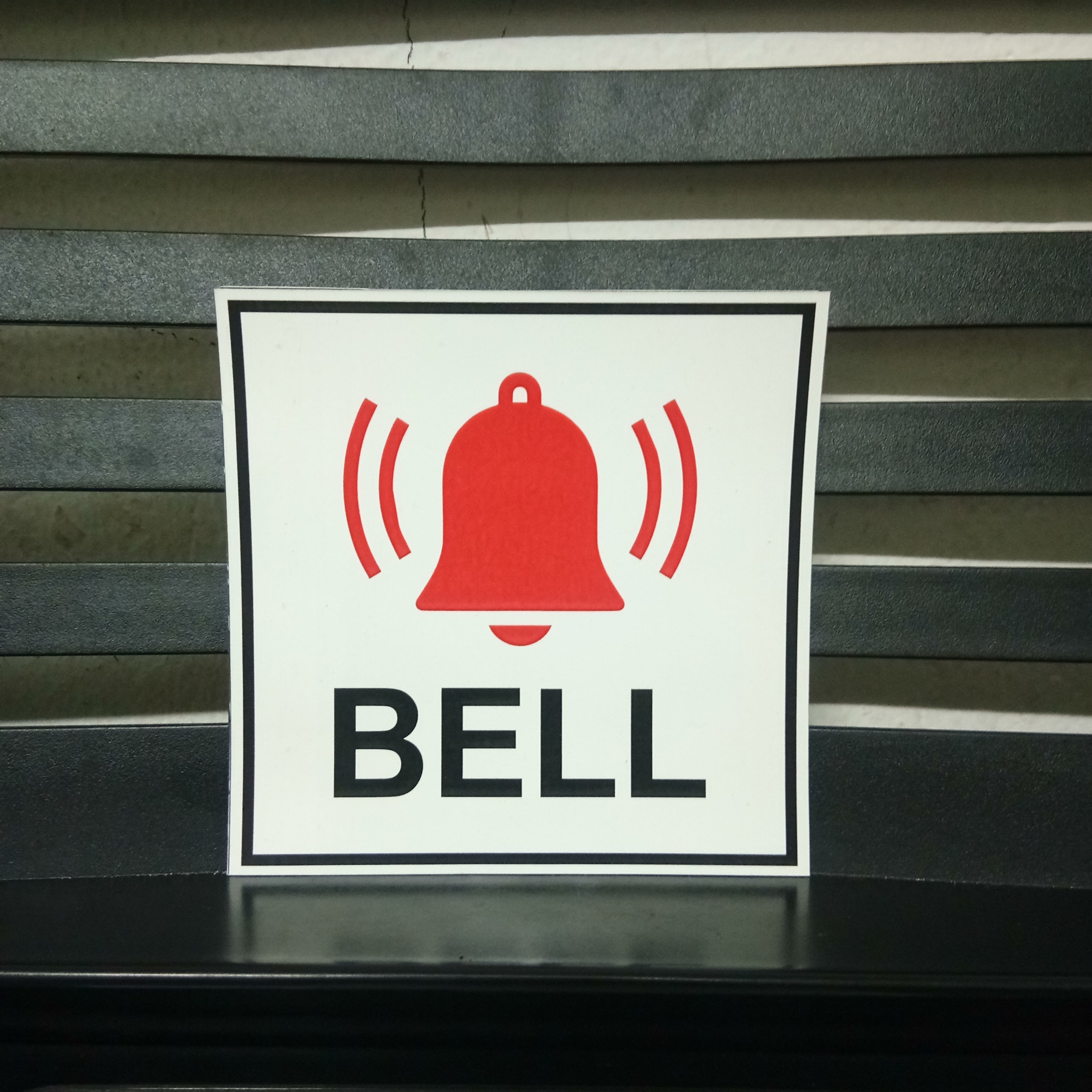 STIKER TANDA BELL - UKURAN 10 X 10cm - BISA COD.jpg | Lazada Indonesia