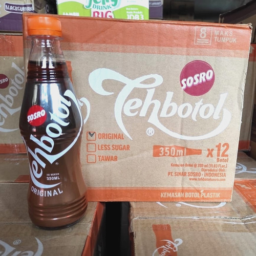 Sosro Teh Botol 350ml 1 DUS-LUSINAN | Lazada Indonesia