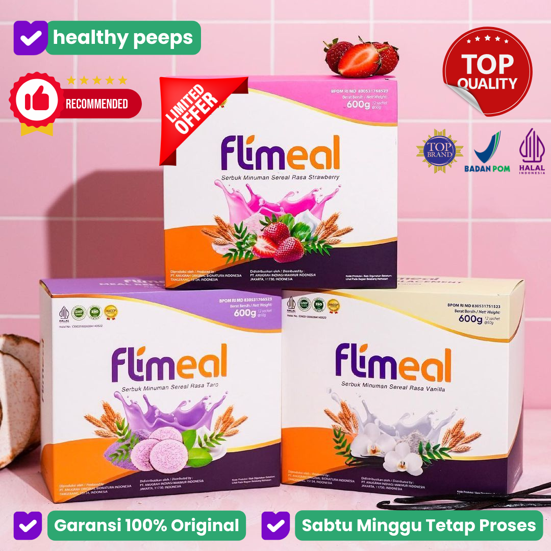 Flimeal flimty 1 box 12 sachet promo - flimmeal flim meal replacement ...