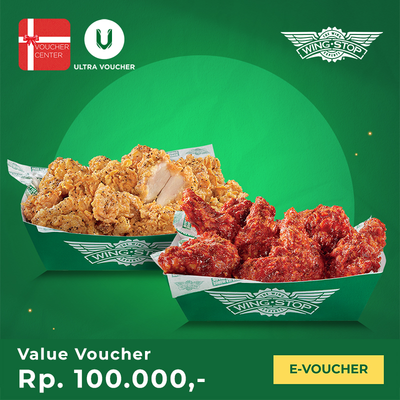 Voucher Digital Wingstop Rp. 100.000 - Voucher Value | Lazada Indonesia