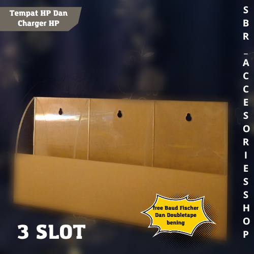 Tempat Hp Tempel Dinding Acrylic Tempat Hp Remote di Dinding Holder HP ...