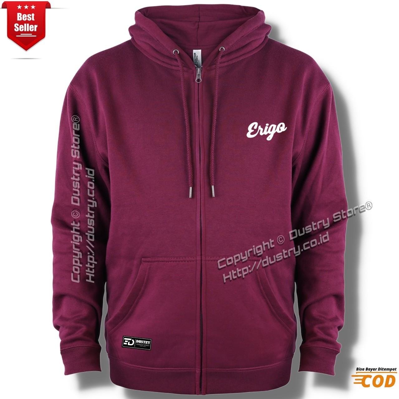 Sweater Hoodie Pria Distro Brand Unisex Cewek Cowok Keren Bahan Tebal ...