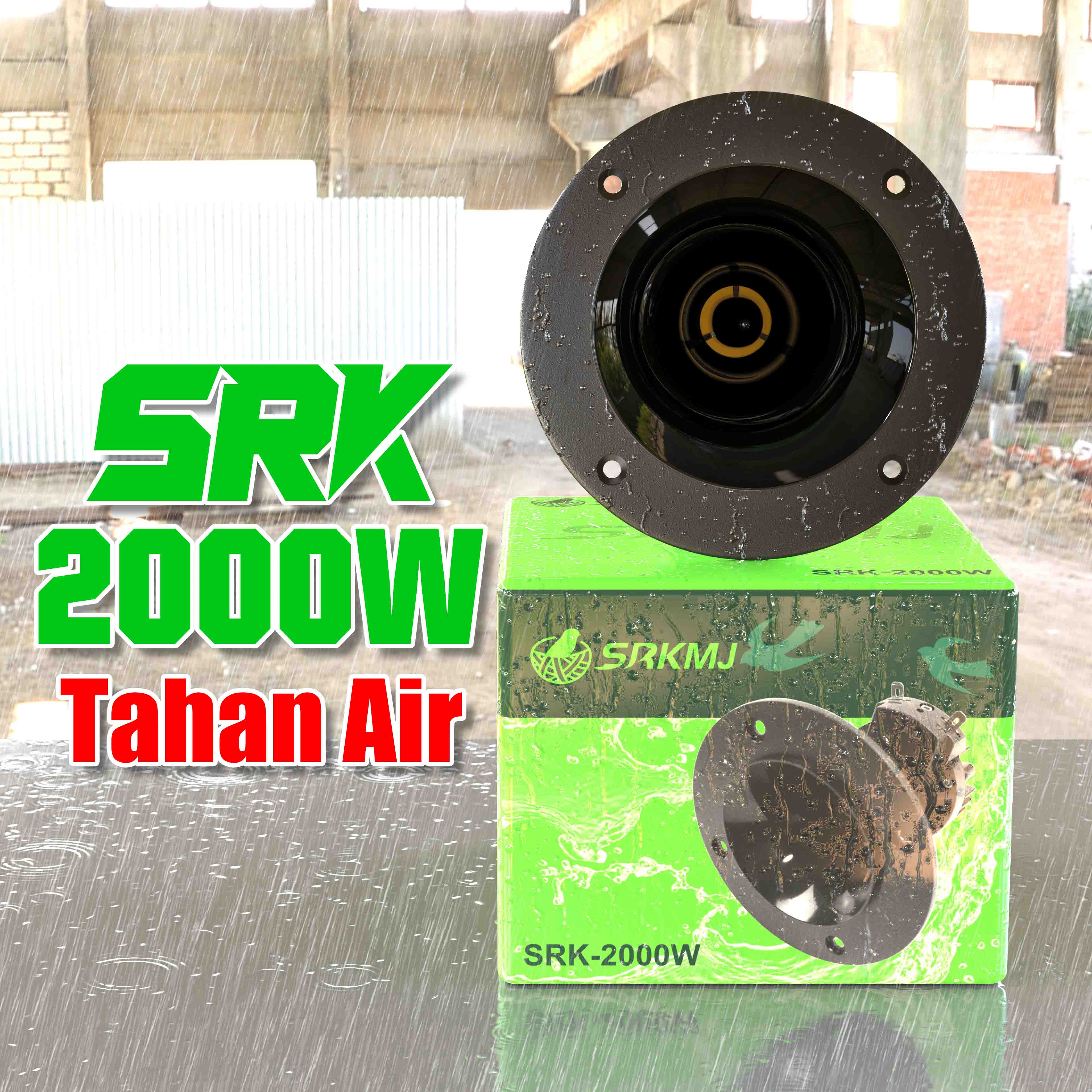 tweeter piezo speaker walet SRK 2000/SRK 2000W (tahan air) | Lazada Indonesia