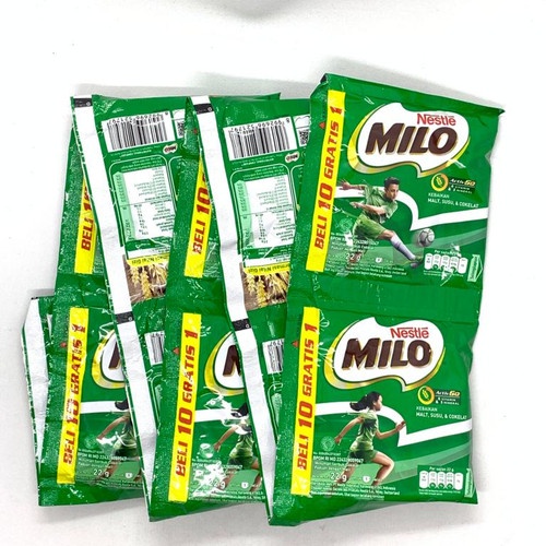 Nestle Milo Renceng Activ Go (Isi 11 Sachet) / Milo Sachet / Milo ...