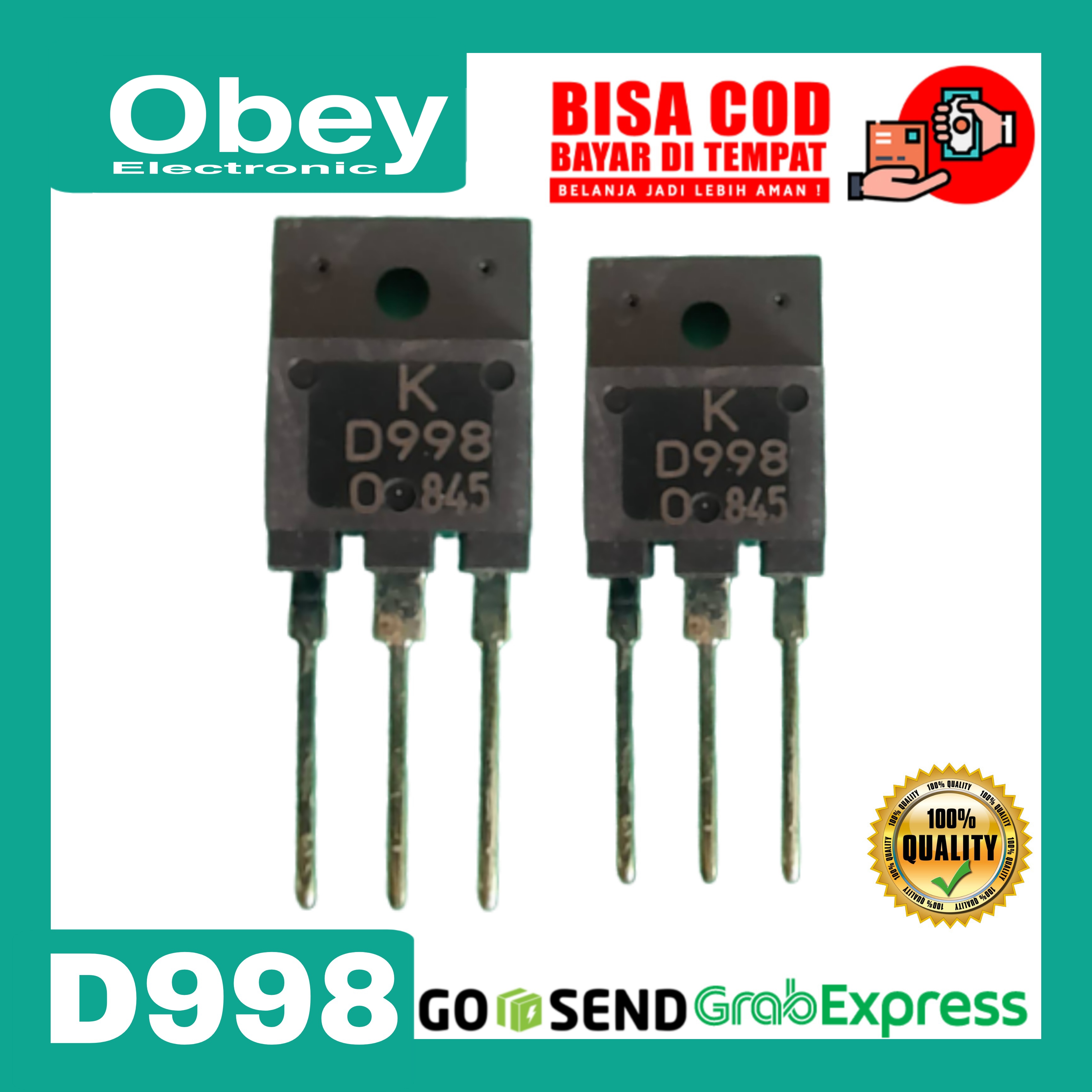 Transistor D998/D 998 | Lazada Indonesia