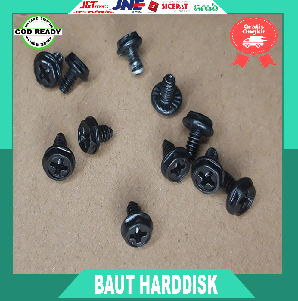 Baut Baud Harddisk SSD DVD RW PSU / Baut Casing belakang Baud sekrup ...