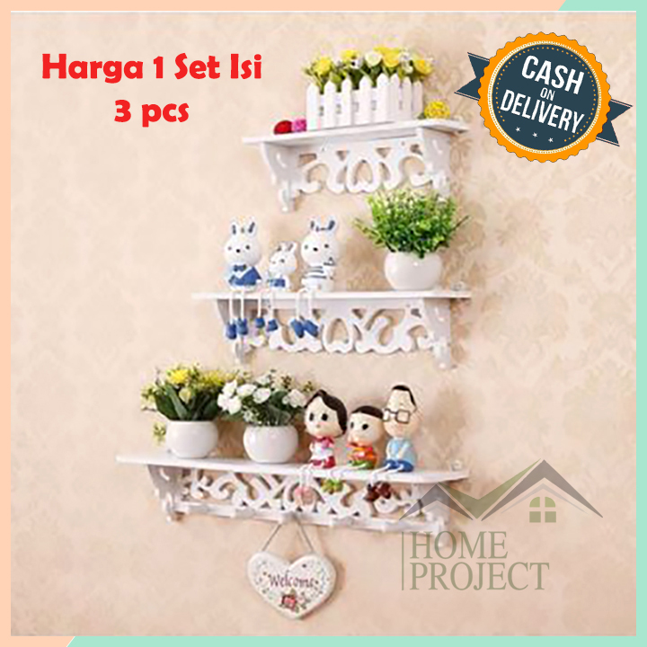 BEST SELLER Rak Dinding Vintage Rak Kamar Ruang Tamu Rak Dinding ...