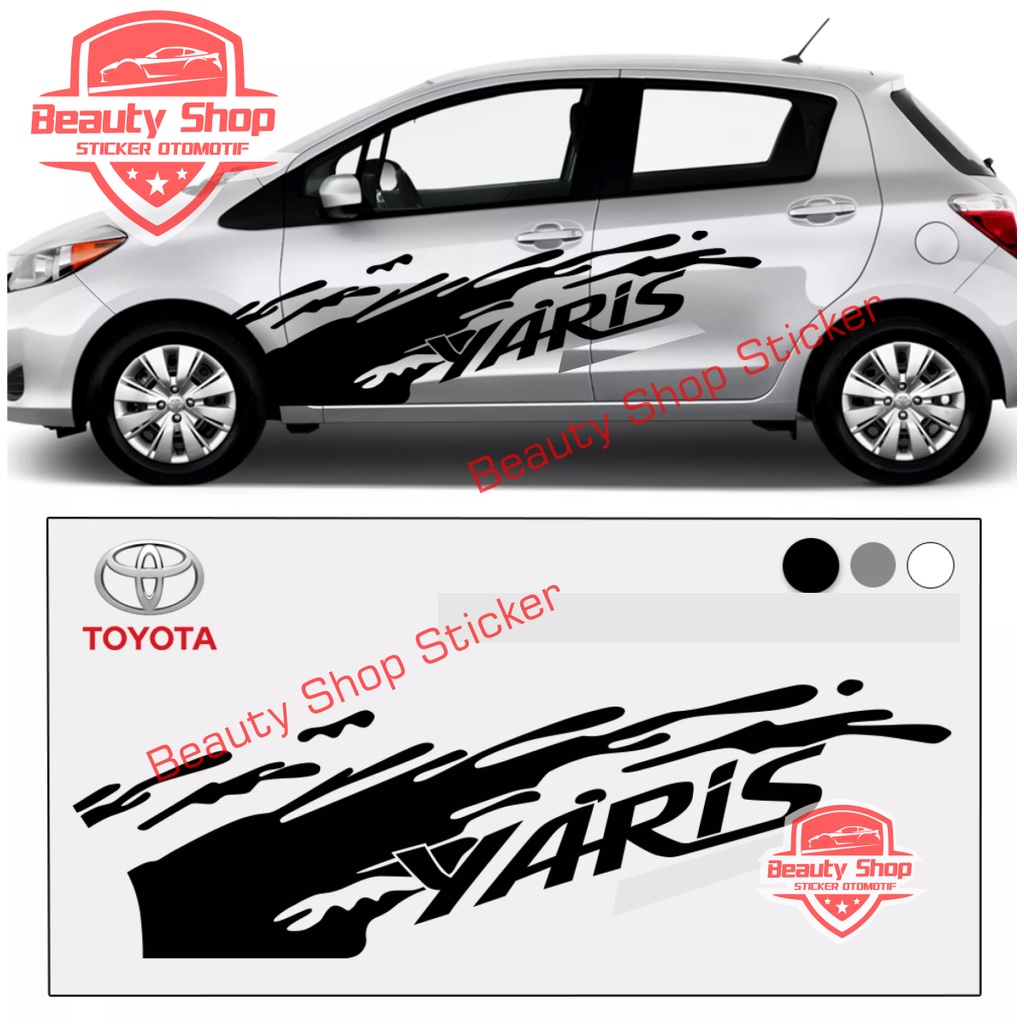 stiker mobil toyota yaris sticker yaris body samping | Lazada Indonesia