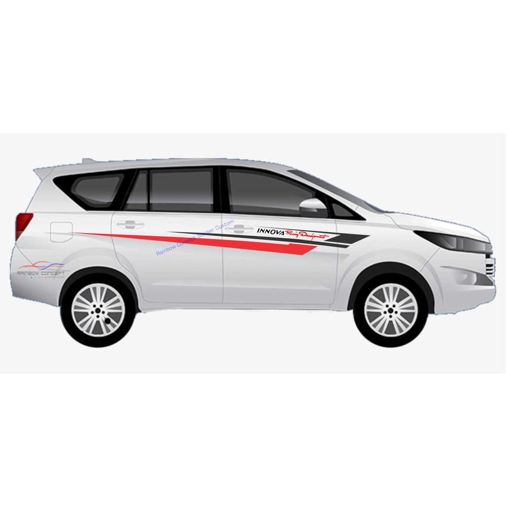 Stiker mobil toyota kijang innova reborn stiker mobil innova cutting ...