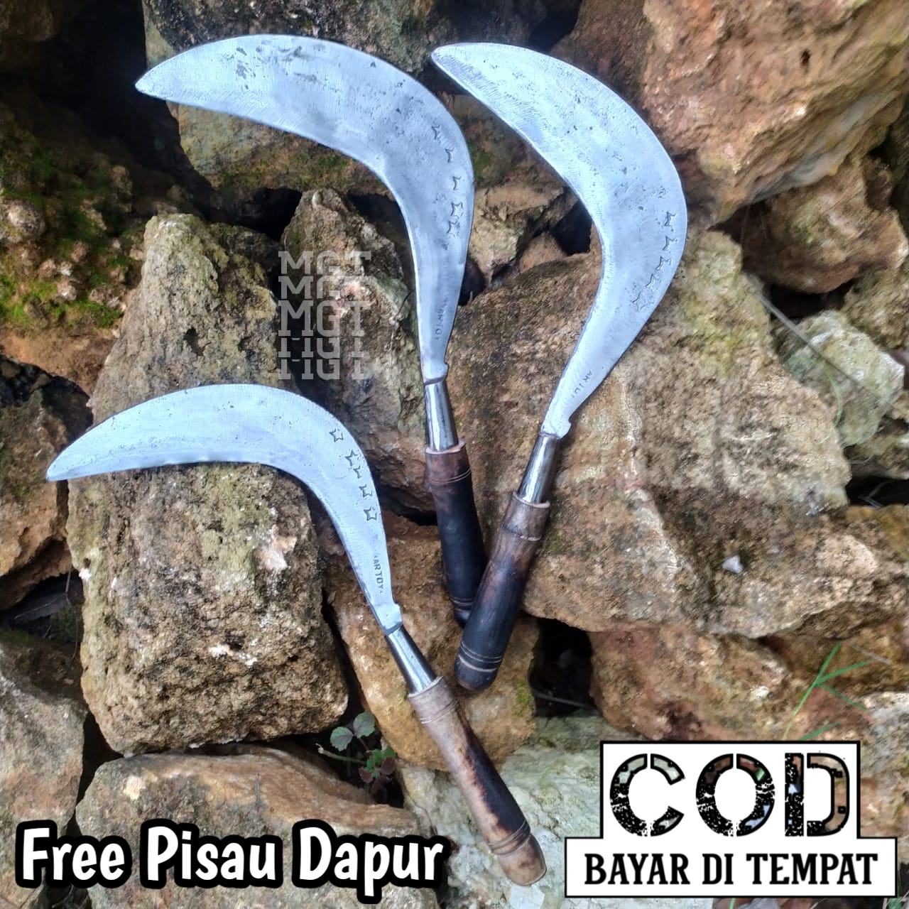 Arit rumput super tajam - sabit rumput baja asli super tajam / arit ...