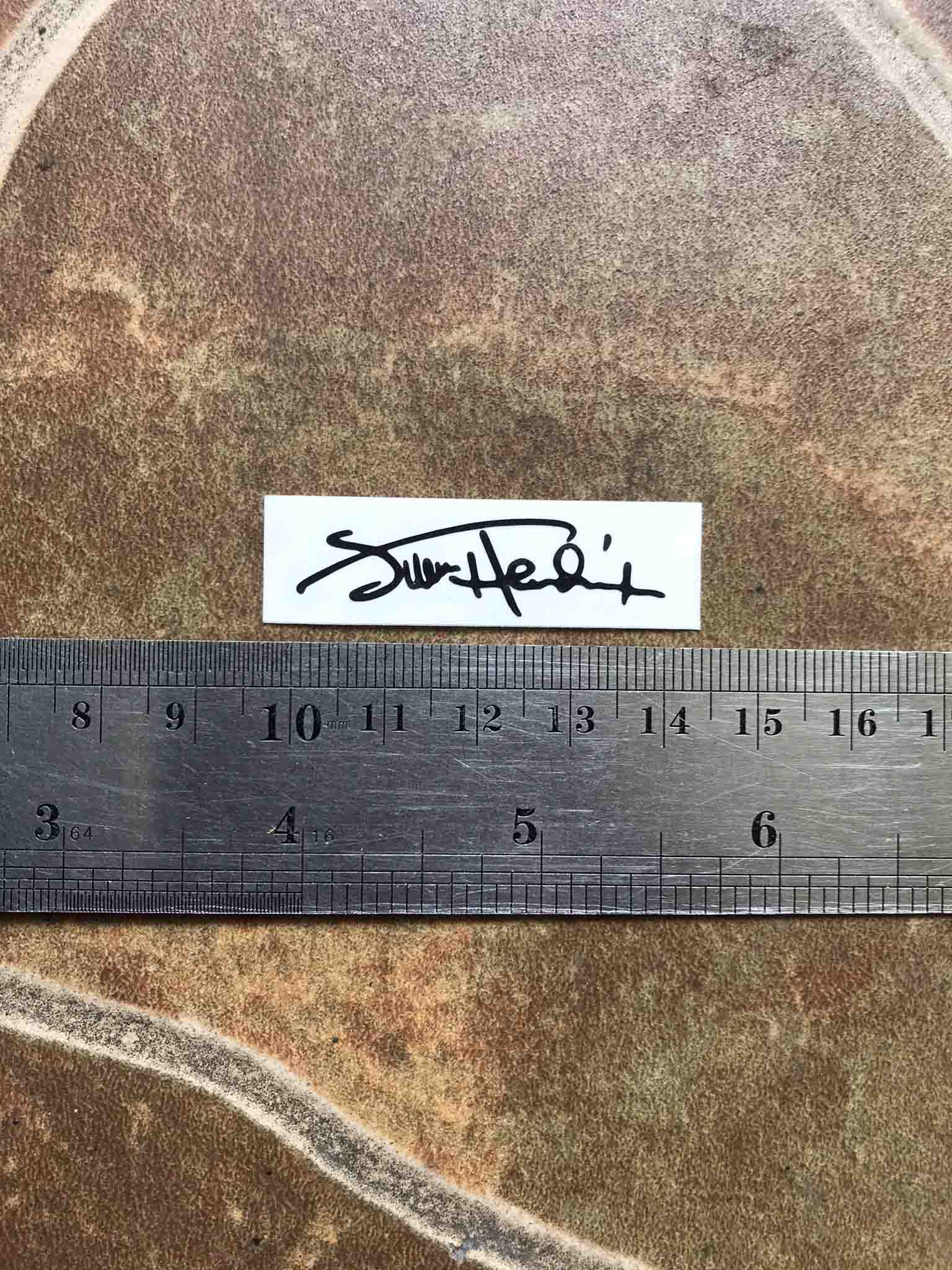 Jimi Hendrix Signed Sticker Signature Autograph Electric Guitar ...