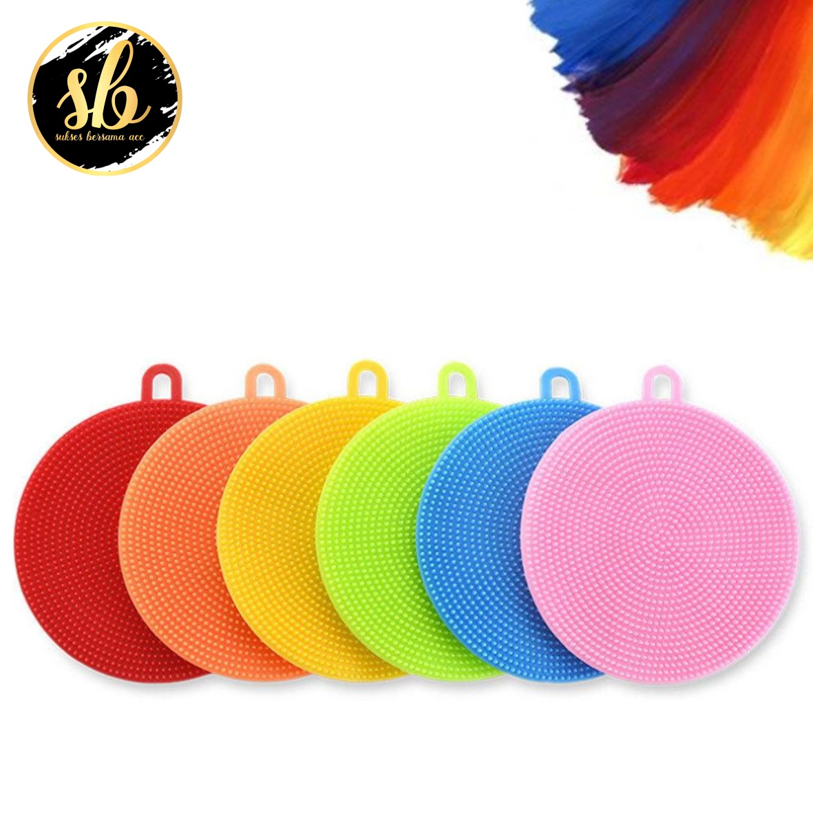 SBA RT04 SPONS SILICONE CUCI PIRING SERBAGUNA FOOD GRADE SPON CUCI ...