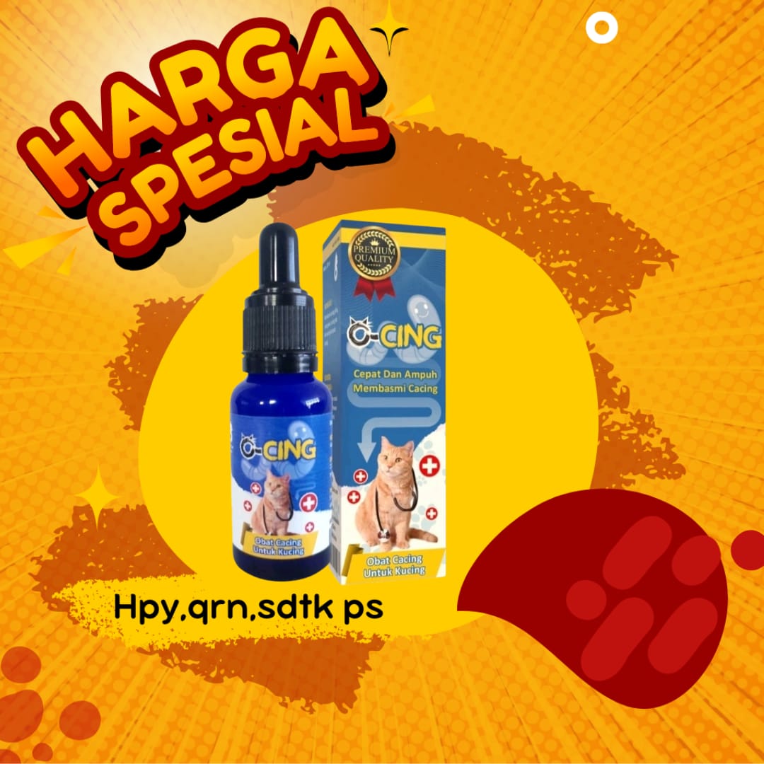 OCING O-CING obat cacing kucing 20ml | Lazada Indonesia