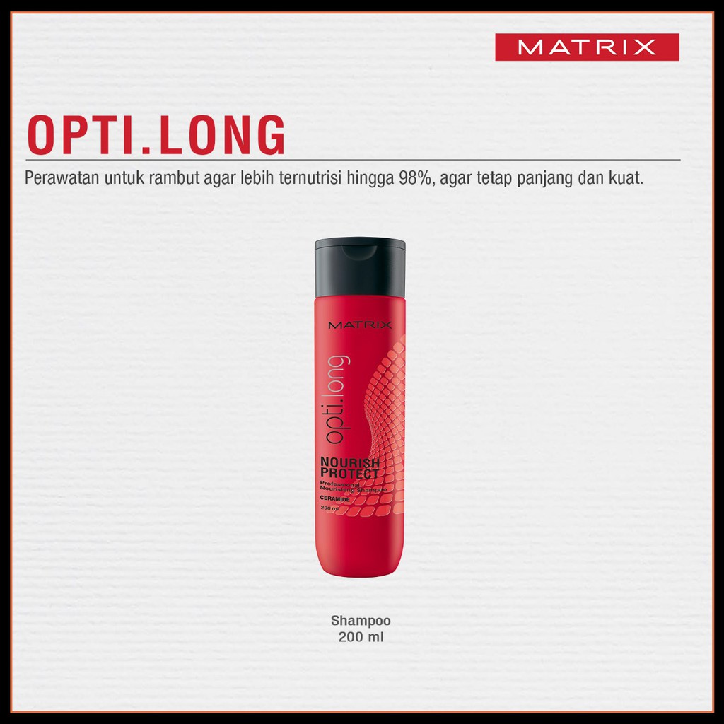 Matrix Opti Long Nourish Protecting Shampoo 200ml | Lazada Indonesia