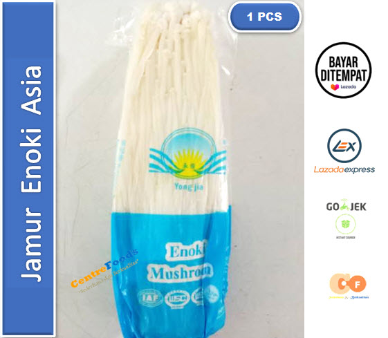 Jamur Enoki Fresh - Import | 100gr [ Harga Per PCS ] | Lazada Indonesia