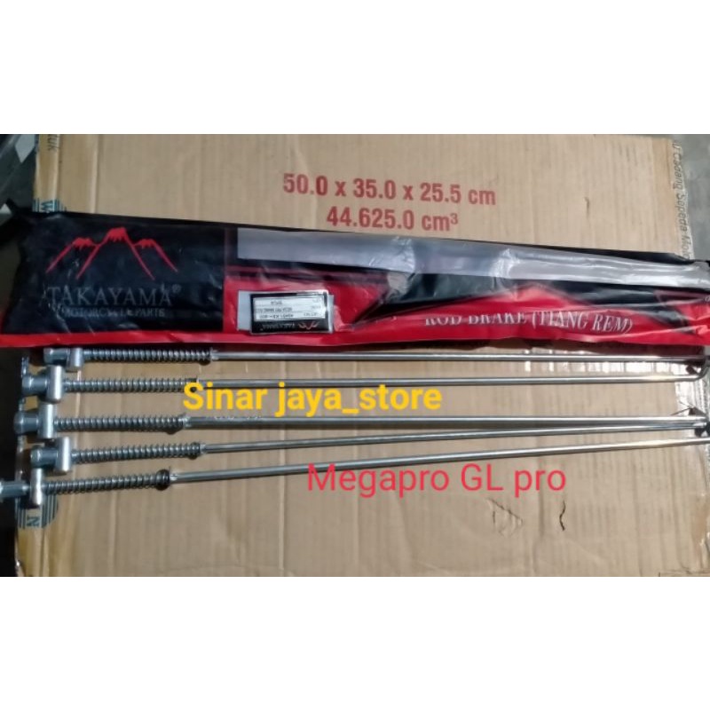 Tiang Rem Lidi Rem Kawat Rem Megapro GL Pro Neotech Takayama 5.2 mm ...