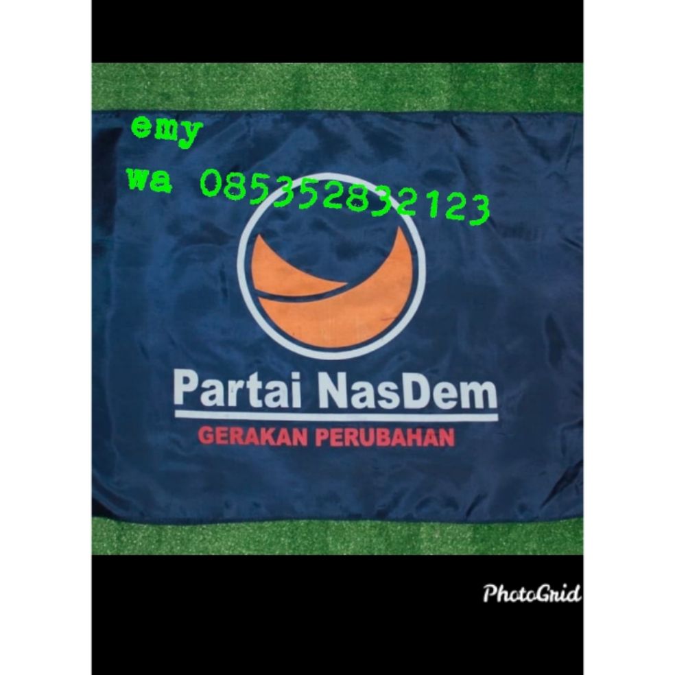 bendera partai Nasdem 2x3 m | Lazada Indonesia