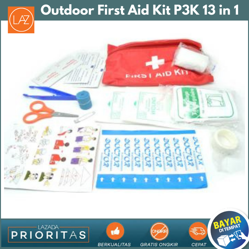 P3K Lengkap Dengan Isinya / P3K Isi Lengkap Murah / Kotak P3K Isi ...