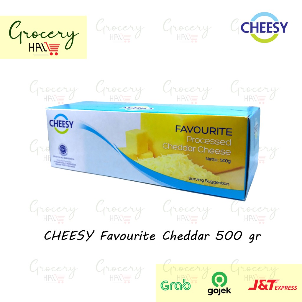 CHEESY FAVOURITE CHEDDAR CHEESE / KEJU CHEDDAR 500 GRAM | Lazada Indonesia