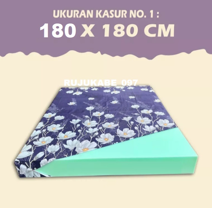 Kasur Busa Royal Asli Busa Biru Uk 3 Orang Dewasa 180x140x10cm//Kasur ...