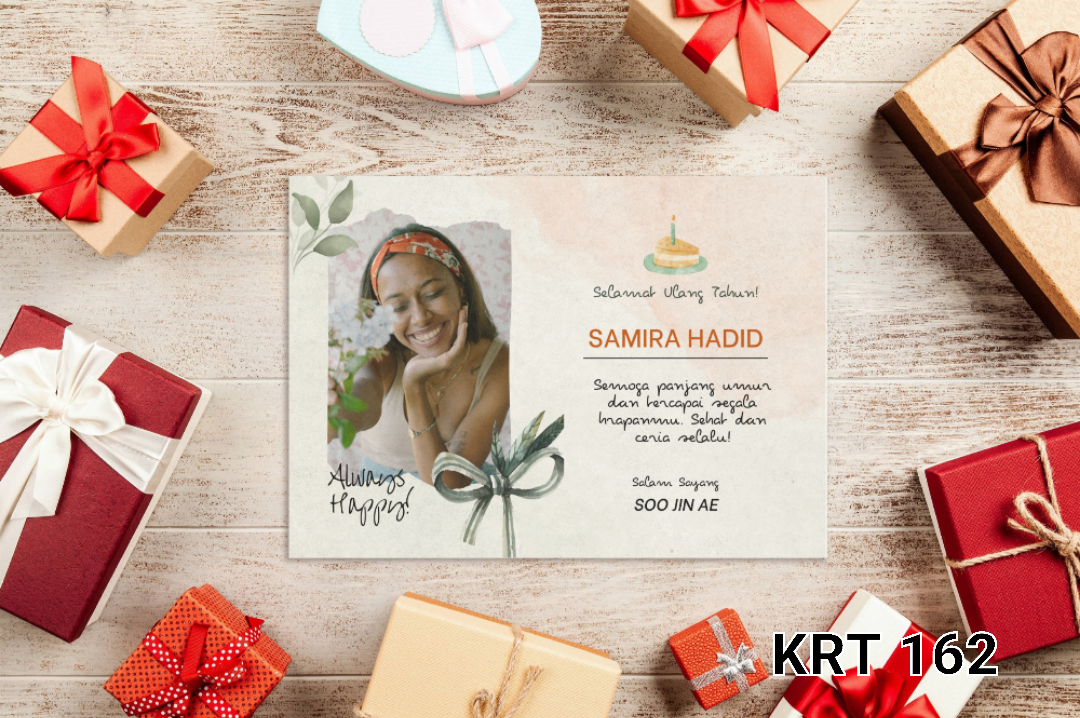 Custom Giftcard Kartu Ucapan Premium Pvc Card Ulang Tahun/Pernikahan ...