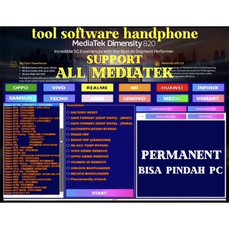 Nusantara MTK Client Tool Flasher All Mediatek Permanent Tested dan ...