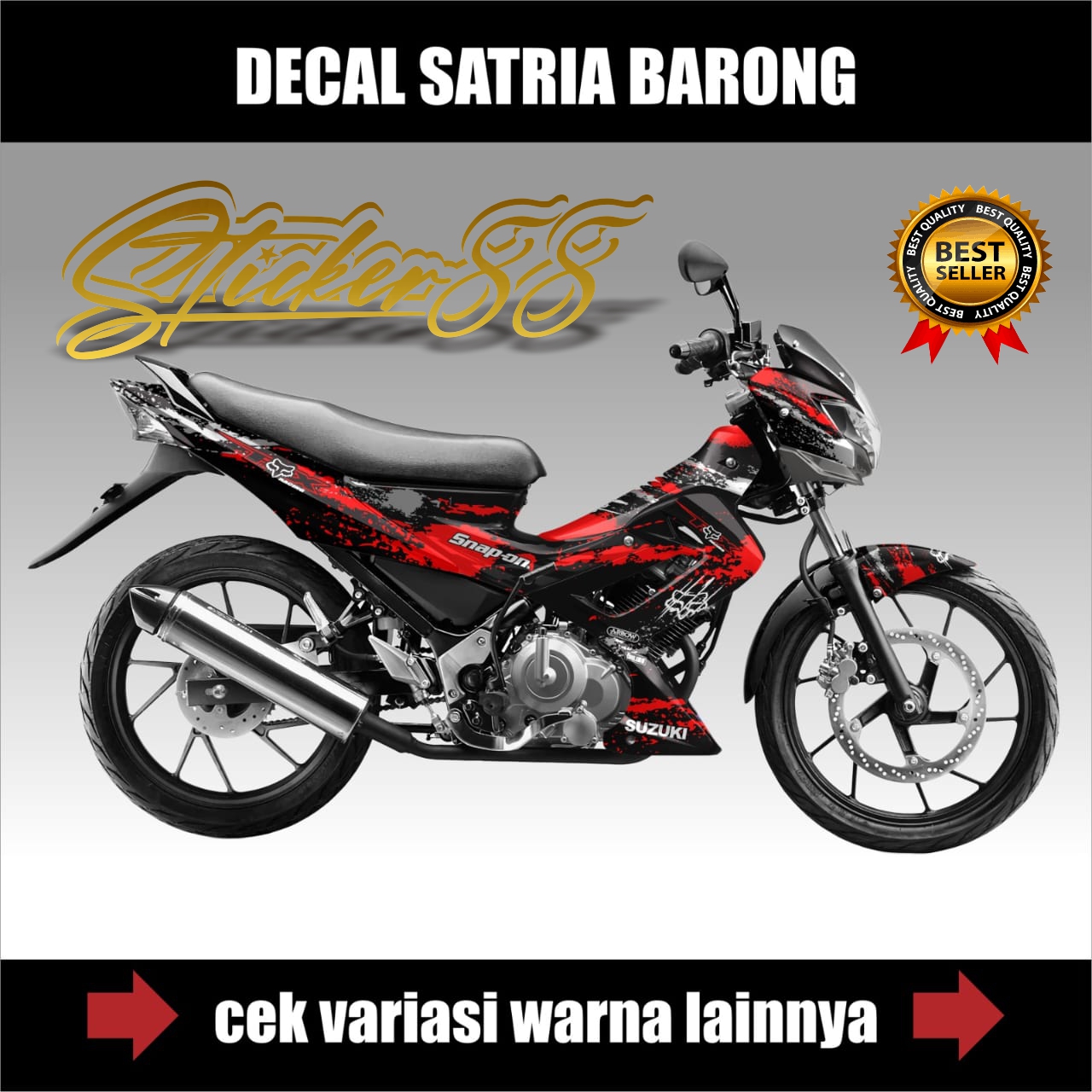 STICKER DECAL FULL BODY SATRIA FU BARONG 2012 GRAFIS COSTUM DESIGN ...