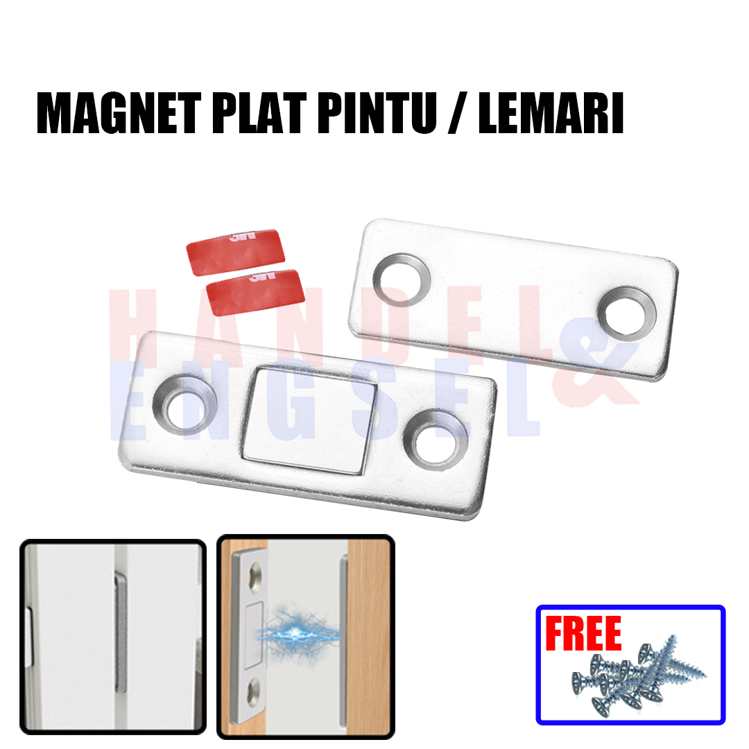 Magnet pintu lemari laci Catches Magnet / Magnetic Door Closer Stopper ...