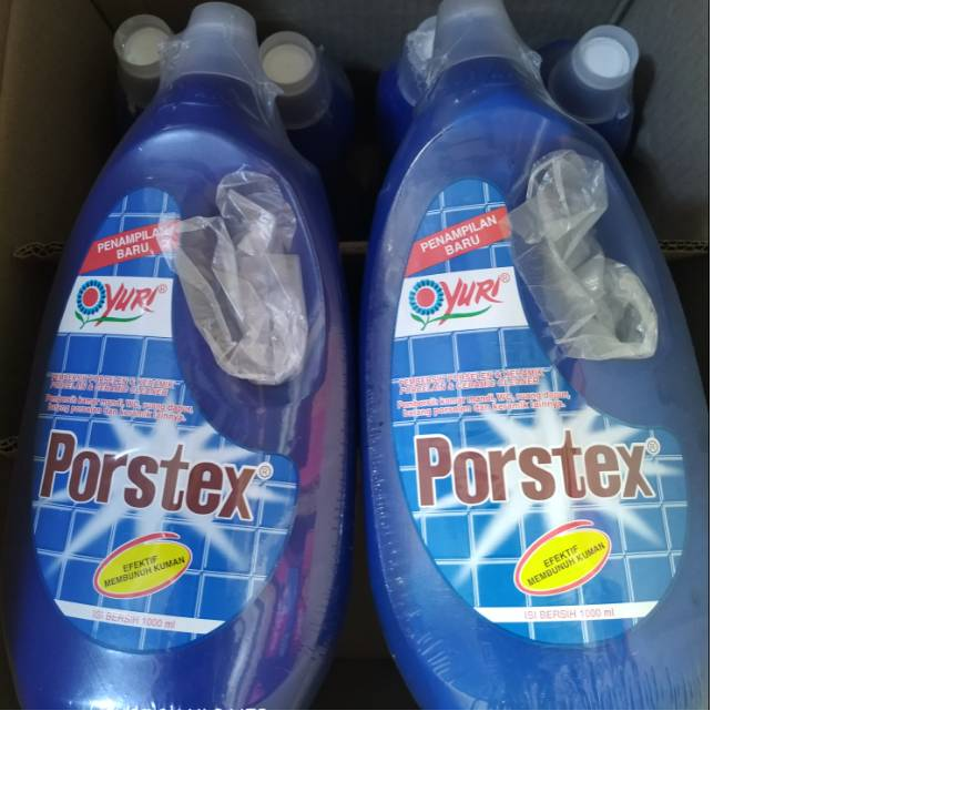 Porstex 1000ml, Cairan Pembersih Lantai Keramik Porselen 1 Liter ...