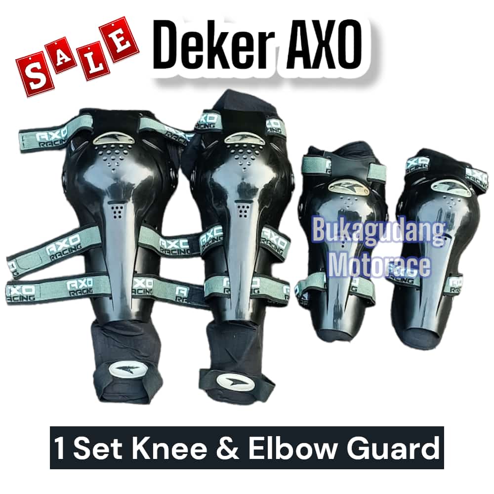 Deker AXO Protector 1 Set Knee And Elbow Dekker Pelindung Tulang Kering ...