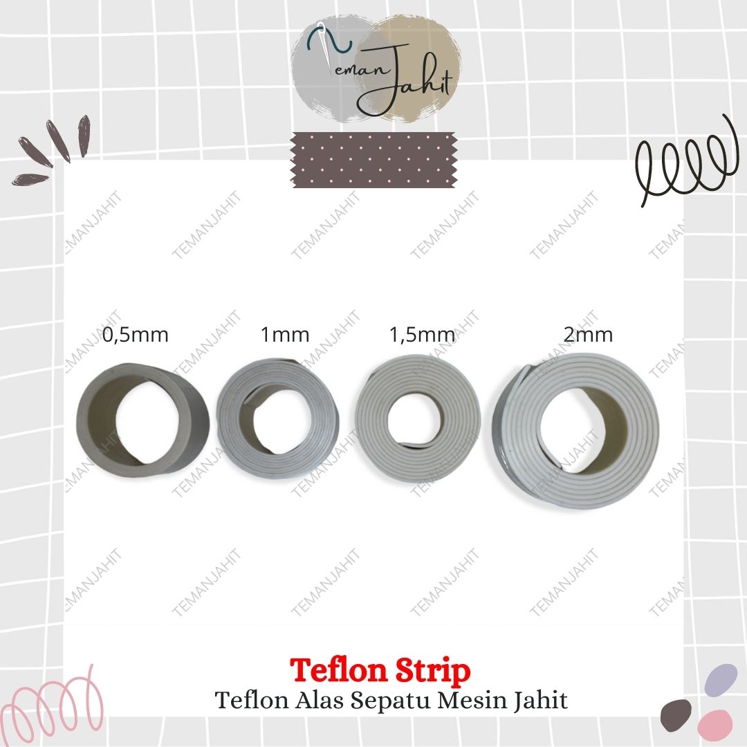 Teflon Strip Teflon Alas Sepatu Mesin Jahit / Teflon Mesin Jahit ...