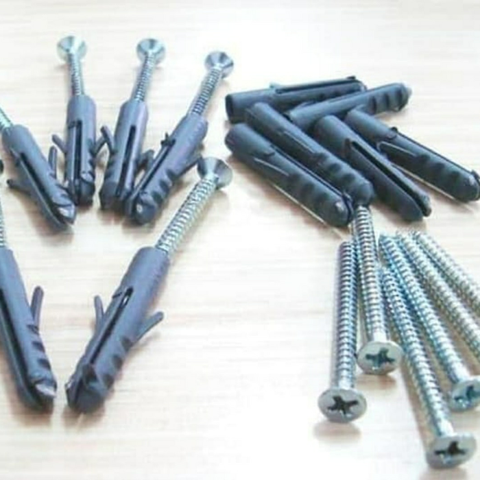 Fisher Dan Baut Tembok S6 S8 S10 Fisher Gypsum Besi Skrup Fischer Fisher Visher Sekrup ...