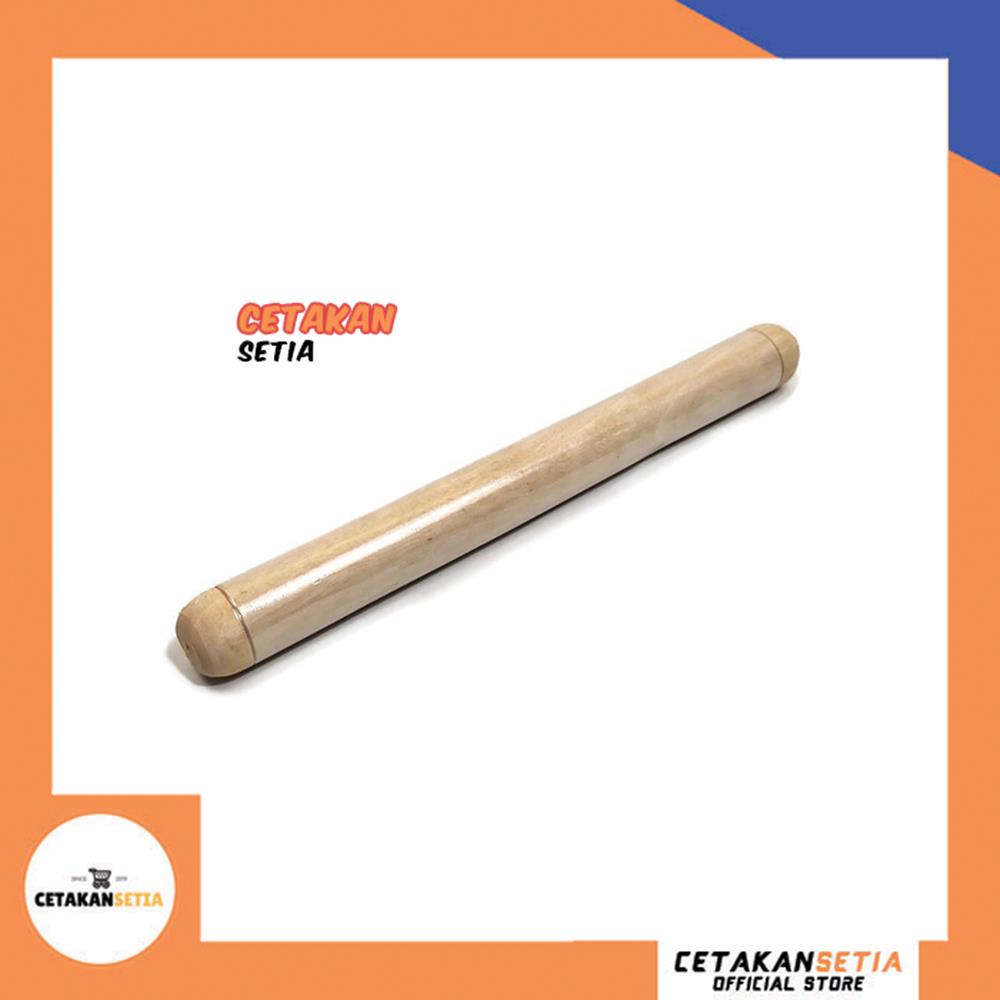 Rolling Pin Kayu 30 cm | Perata Adonan Kuev | Lazada Indonesia