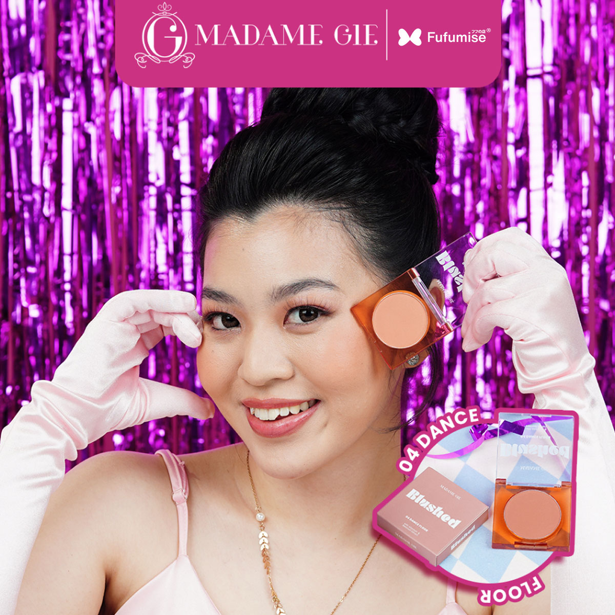 MADAME GIE Blushed On | Blush On | Make Up | Perona Wajah Pipi ...