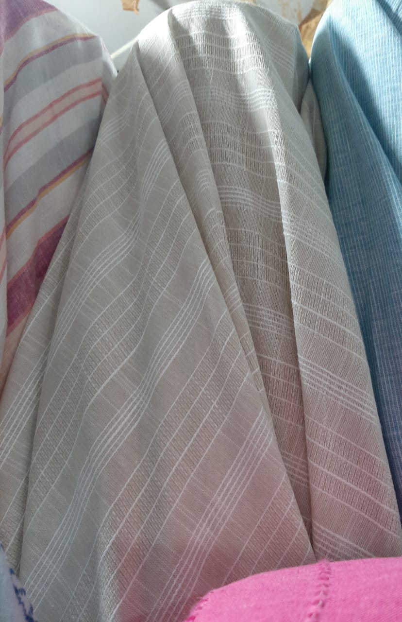 kain linen motif/bahan linen motif/bahan linen harga persetengah meter ...