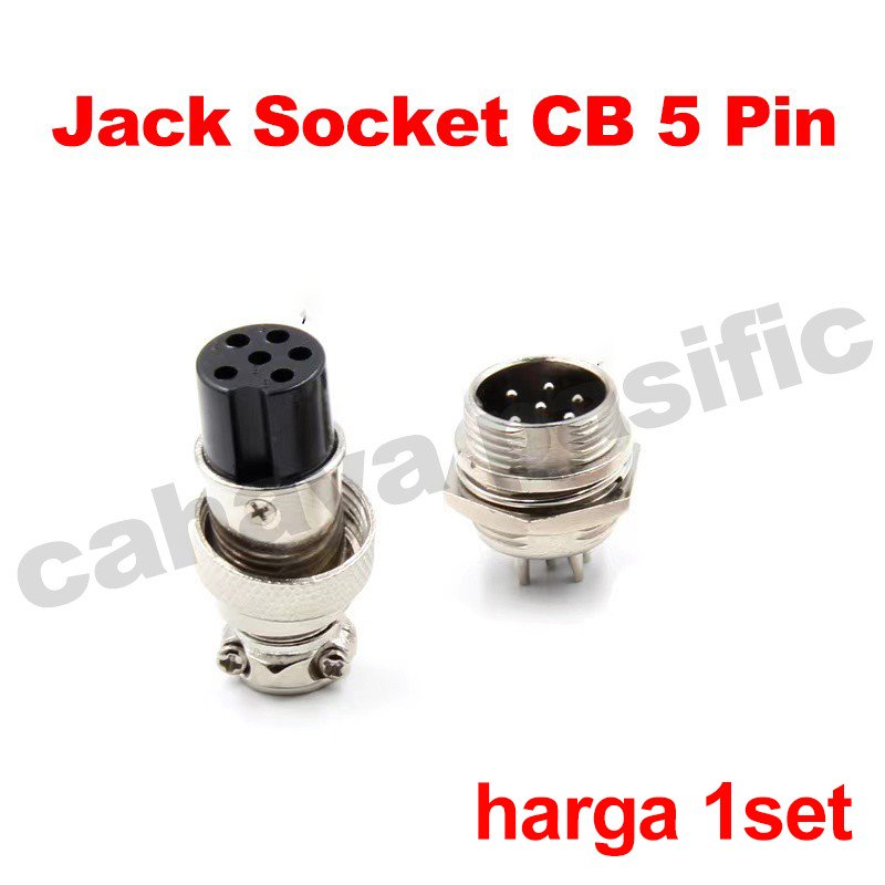 Jack Connector CB 5 Pin Set / Socket CB 5 Pin | Lazada Indonesia