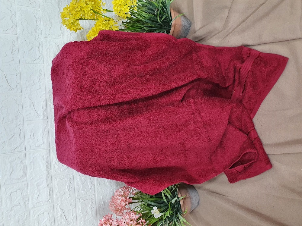 Chalmer Handuk Mandi Polos Ukuran 50x100 cm - Maroon | Lazada Indonesia