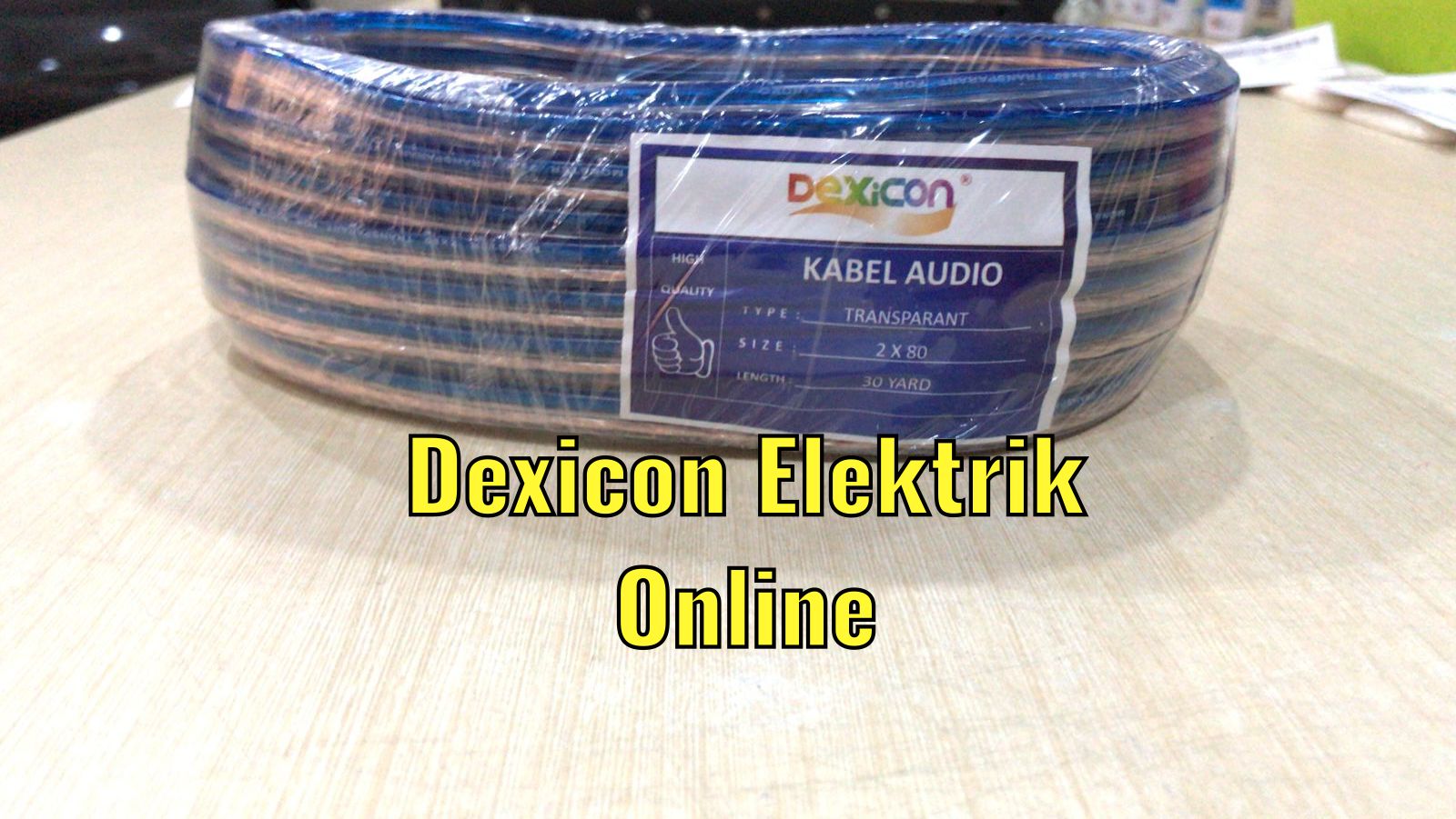 Kabel Audio 30Y / Kabel Audio Per Roll / Kabel Transparan / Kabel Salon ...