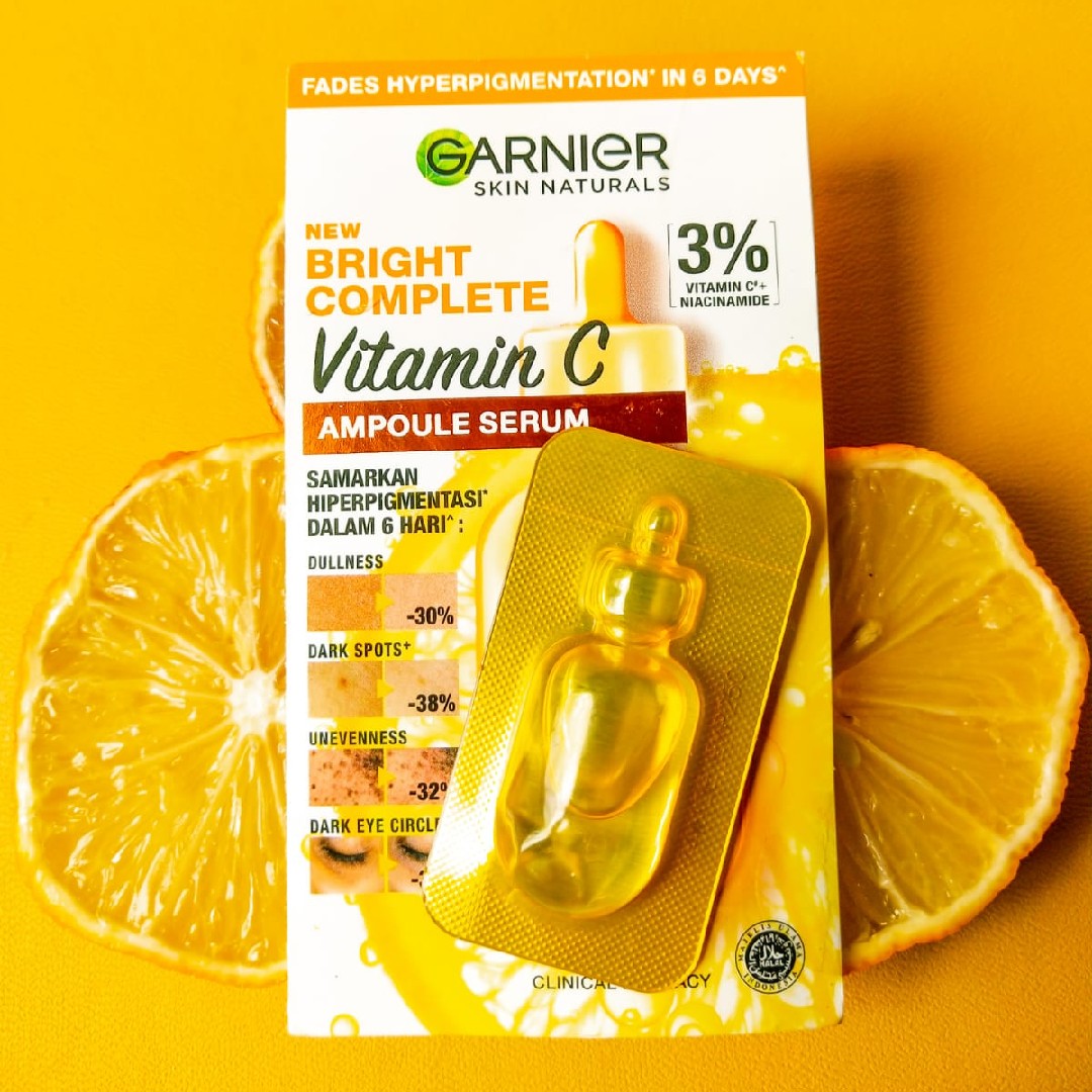 Garnier Bright Complete Vit C Ampoule Serum | Lazada Indonesia