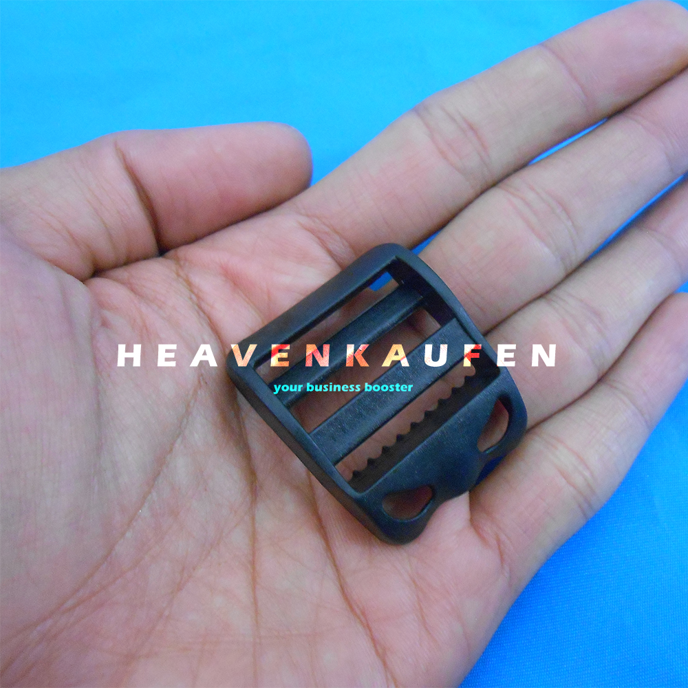 Ring Tangga / Ring Jalan Adjuster Tas Ransel Lebar 2,5 cm Acetal Gerigi ...