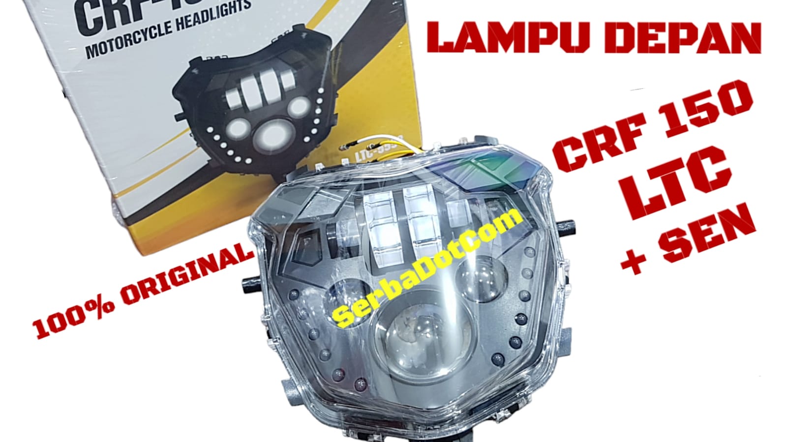 REFLEKTOR CRF HEADLAMP CRF BATOK CRF TOTOK LAMPU DEPAN CRF LED LTC ...