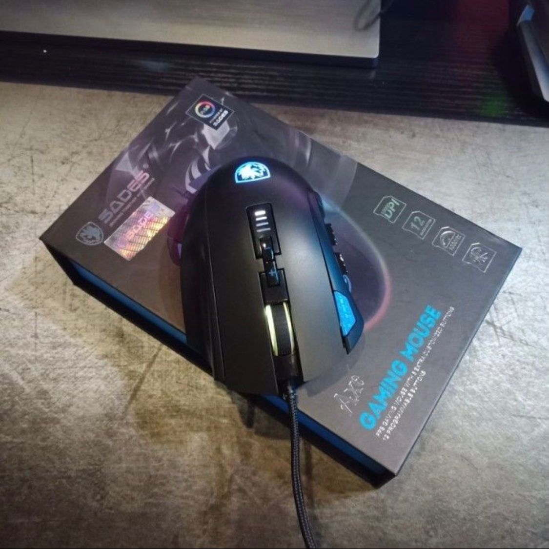 Sades AXE RGB Gaming Mouse | Lazada Indonesia