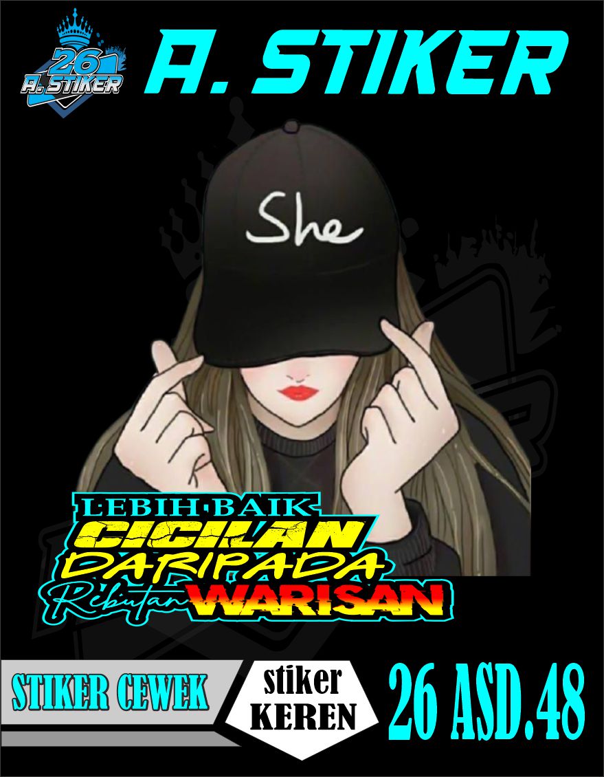 Stiker Cewek Stiker Cabin Pickup Stiker Pintu Trukcanterall Pickup Stiker Variasi Pickup