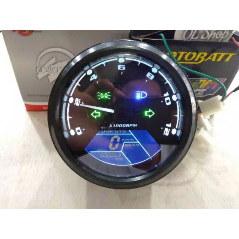 SPIDOMETER SPIDO SPEEDO DIGITAL LED BABON PLUS SENSOR SPEEDOMETER ...