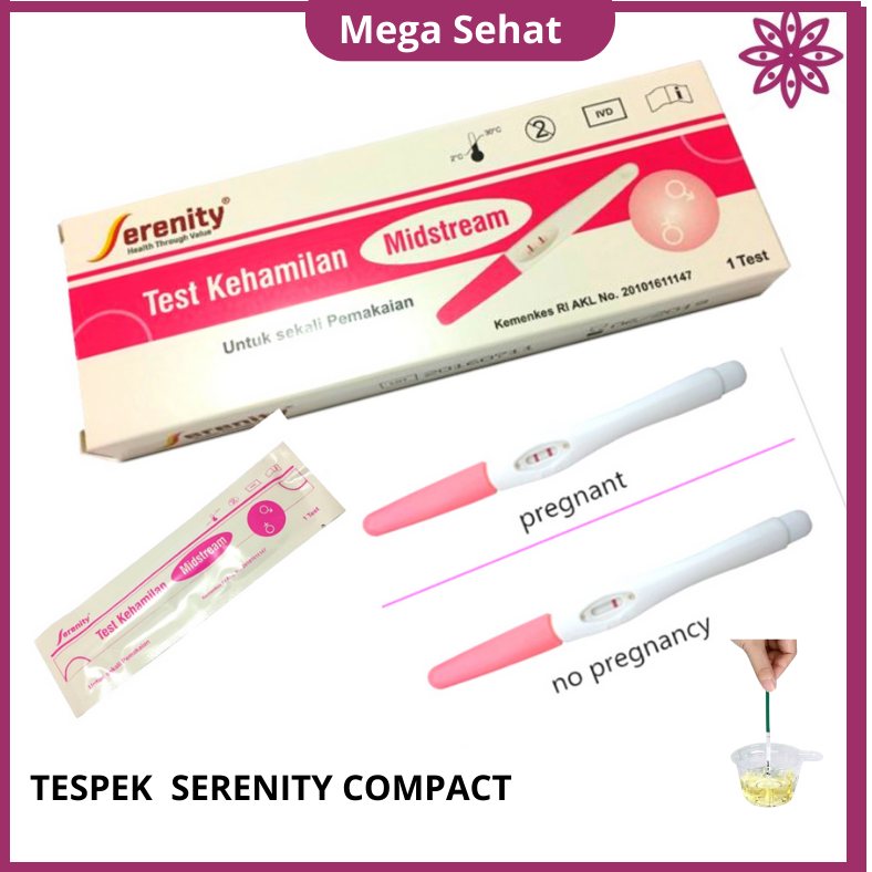 Tes pack Onemed Blueone Tespack Kehamilan Compact Alat Uji Kehamilan ...