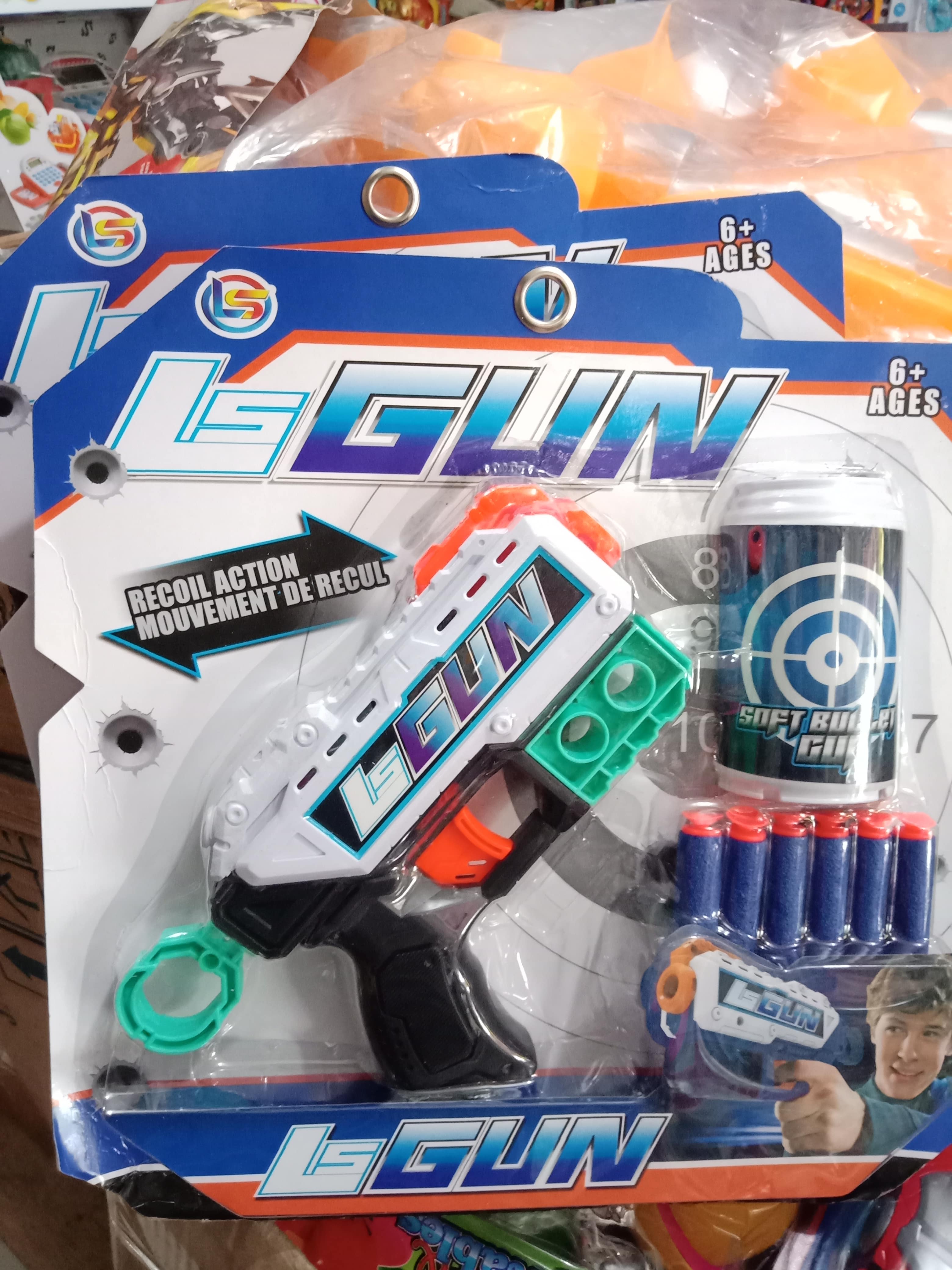 Mainan Pistol Ls Gun,Mainan anak pistol-pistolan peluru busa | Lazada ...